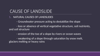 8 OTHER RELATED GEOLOGICAL HAZARDS - landslide.pptx