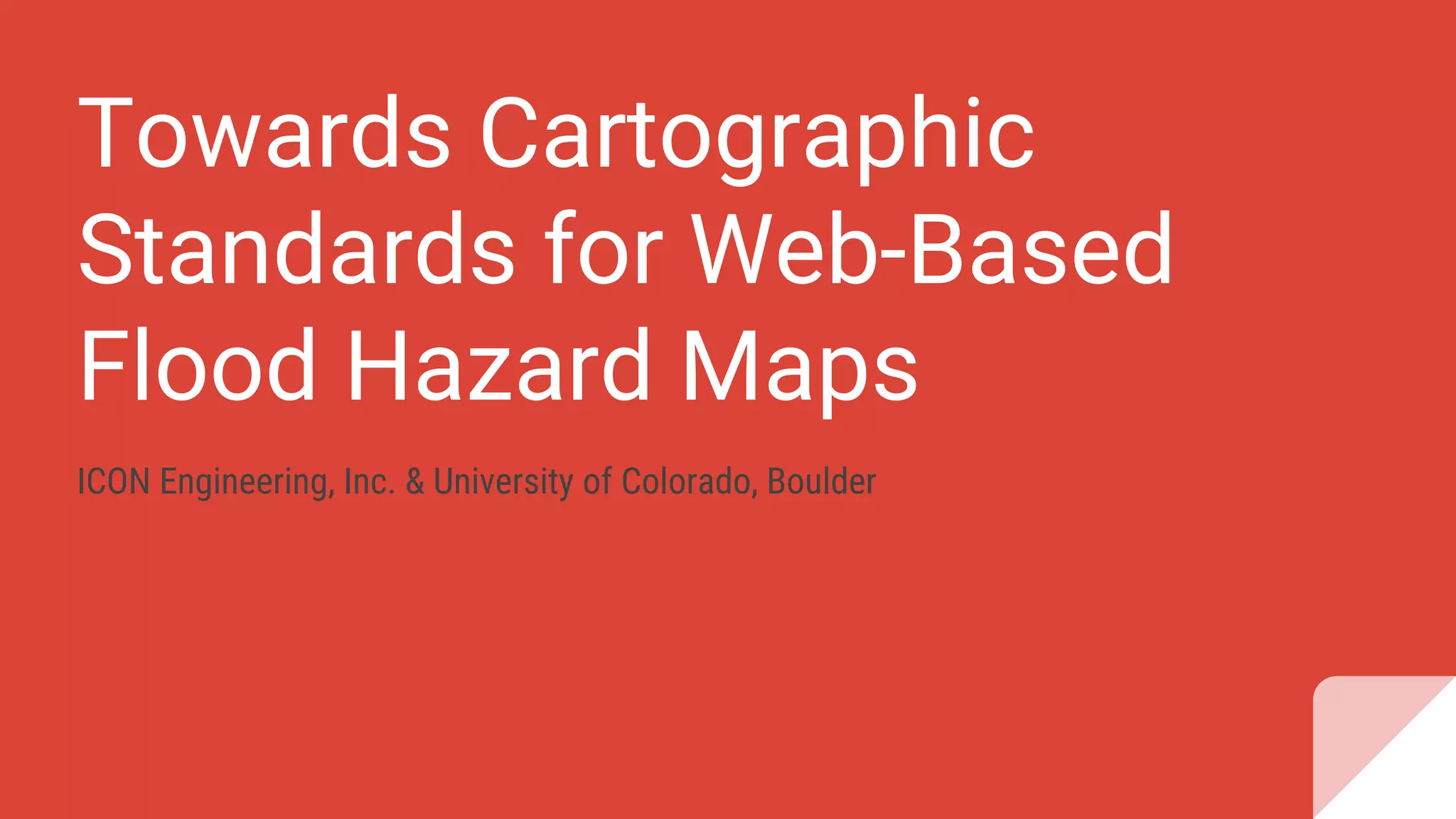 2016 web mapping track: towards cartographic standards for web based ...