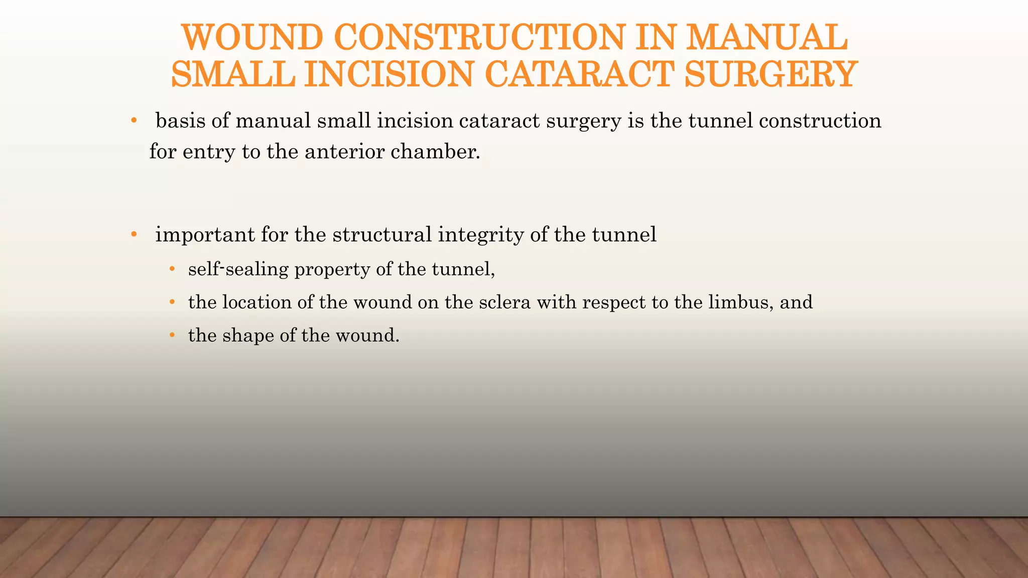 SICS WOUND CONSTRUCTION _ Beginner's Guide | PPTX