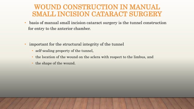 SICS WOUND CONSTRUCTION _ Beginner's Guide | PPTX