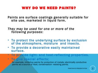 Paints presentation | PPT