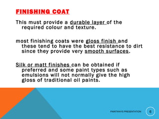 Paints presentation | PPT