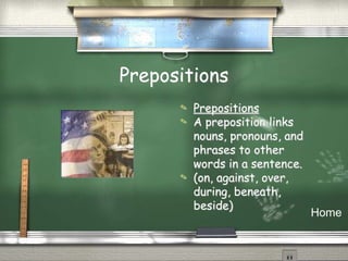 8 parts of speech.ppt presentation for kids | PPT