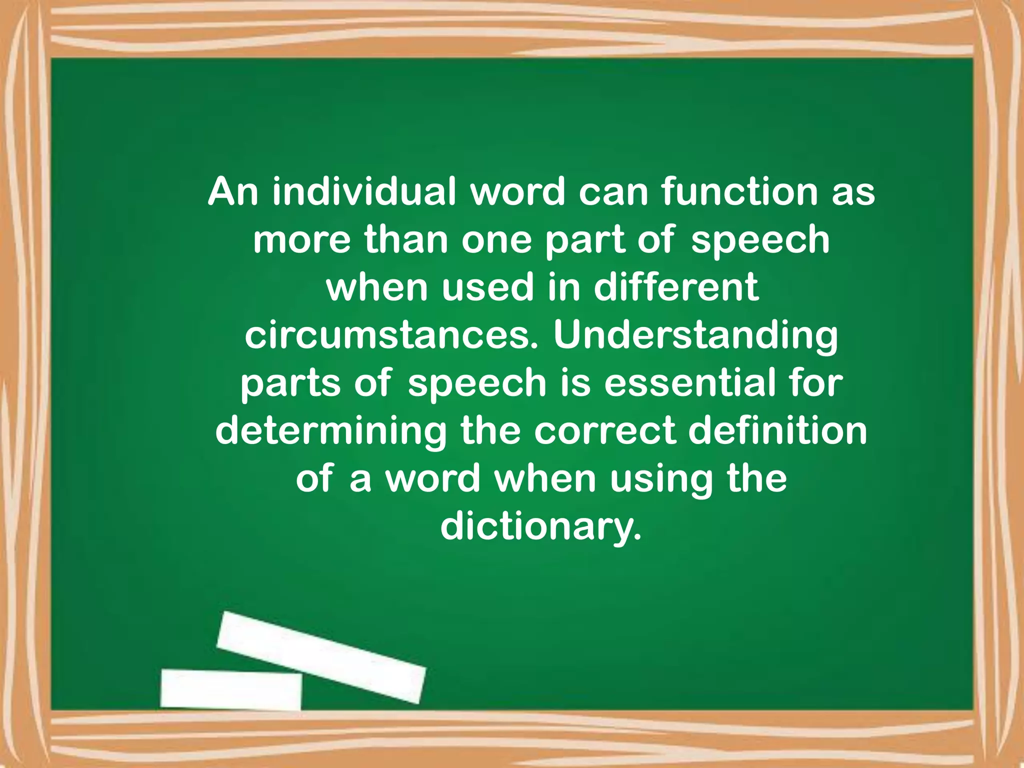 8 parts of speech ppt | PDF
