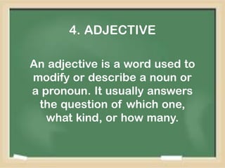 8 parts of speech ppt | PDF