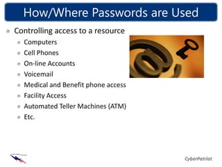 8 passwordsecurity | PPT