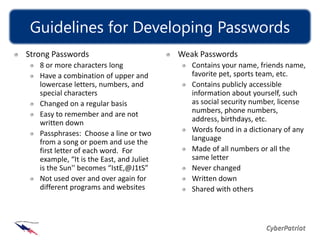 8 passwordsecurity | PPT