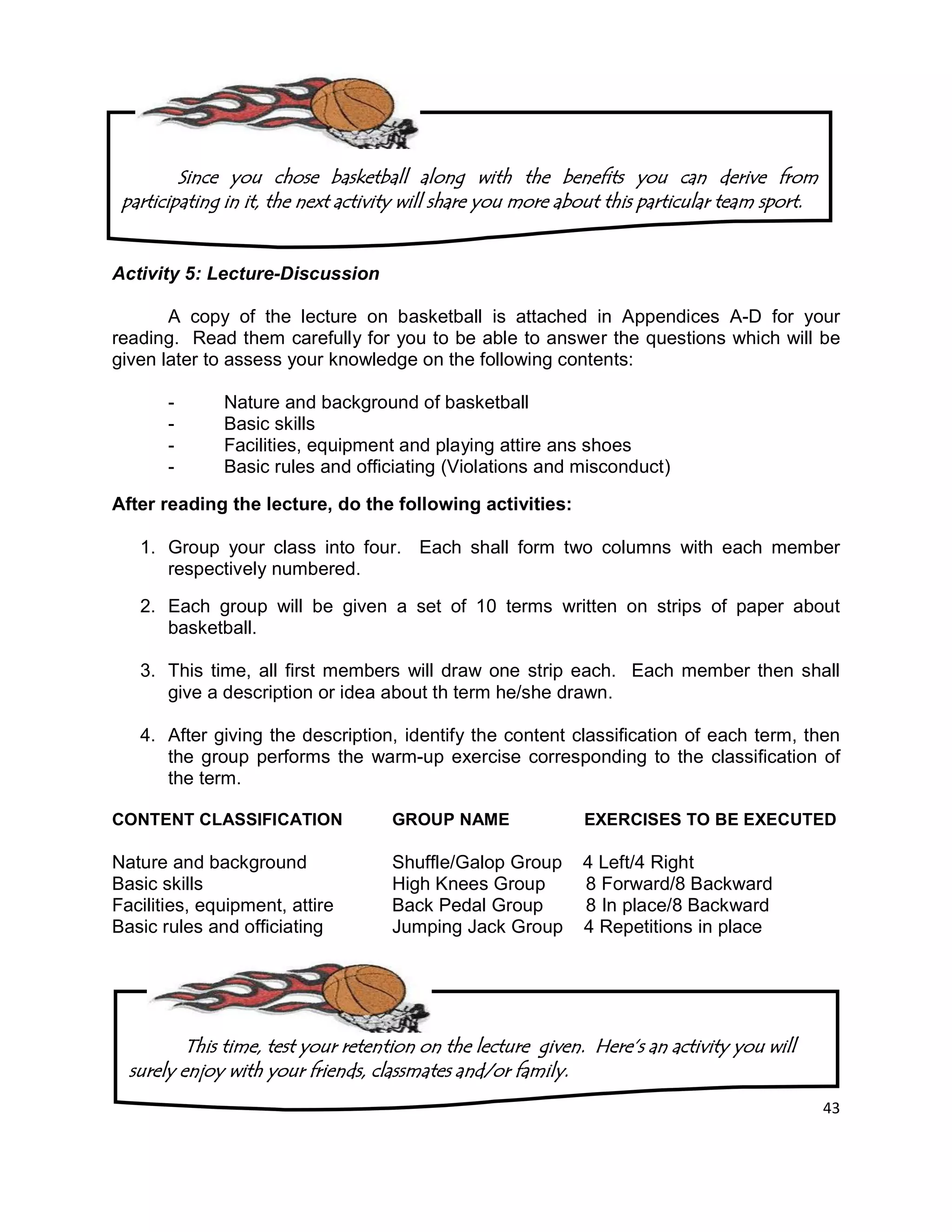 Grade 8 Learning Module in Physical Education - Complete | PDF