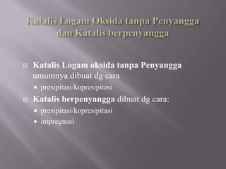 pembuatan katalis | PPT