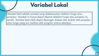 Dasar-Dasar Pemrograman - 8 Pemrograman Modular | PDF