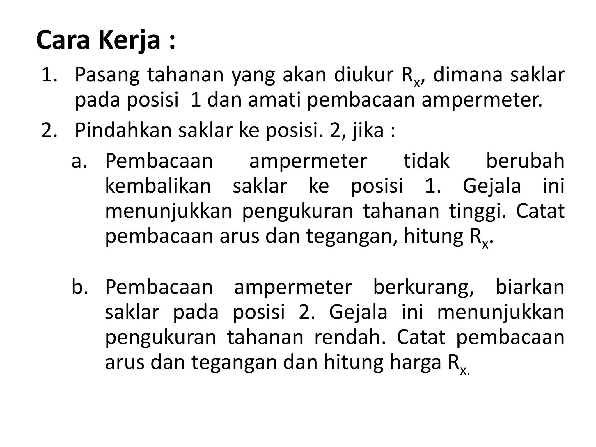 8 pengukuran tahanan | PPTX