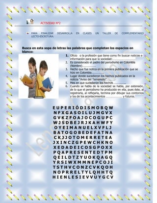 El periodismo en Colombia. | PDF
