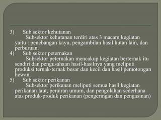 8 peranan sektor pertanian | PPTX