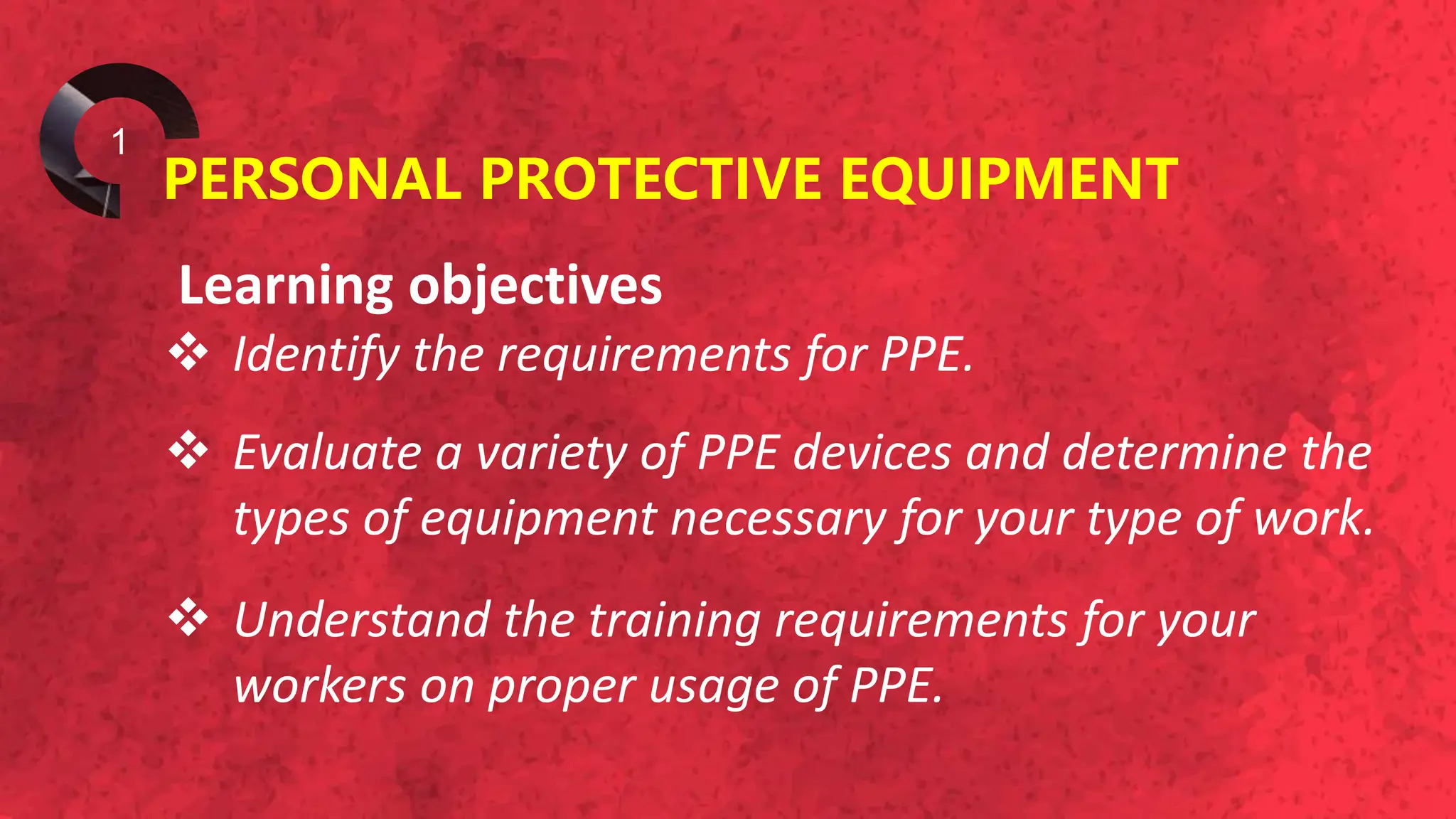 8 Personal protective equipment.pptx & safety | PPT