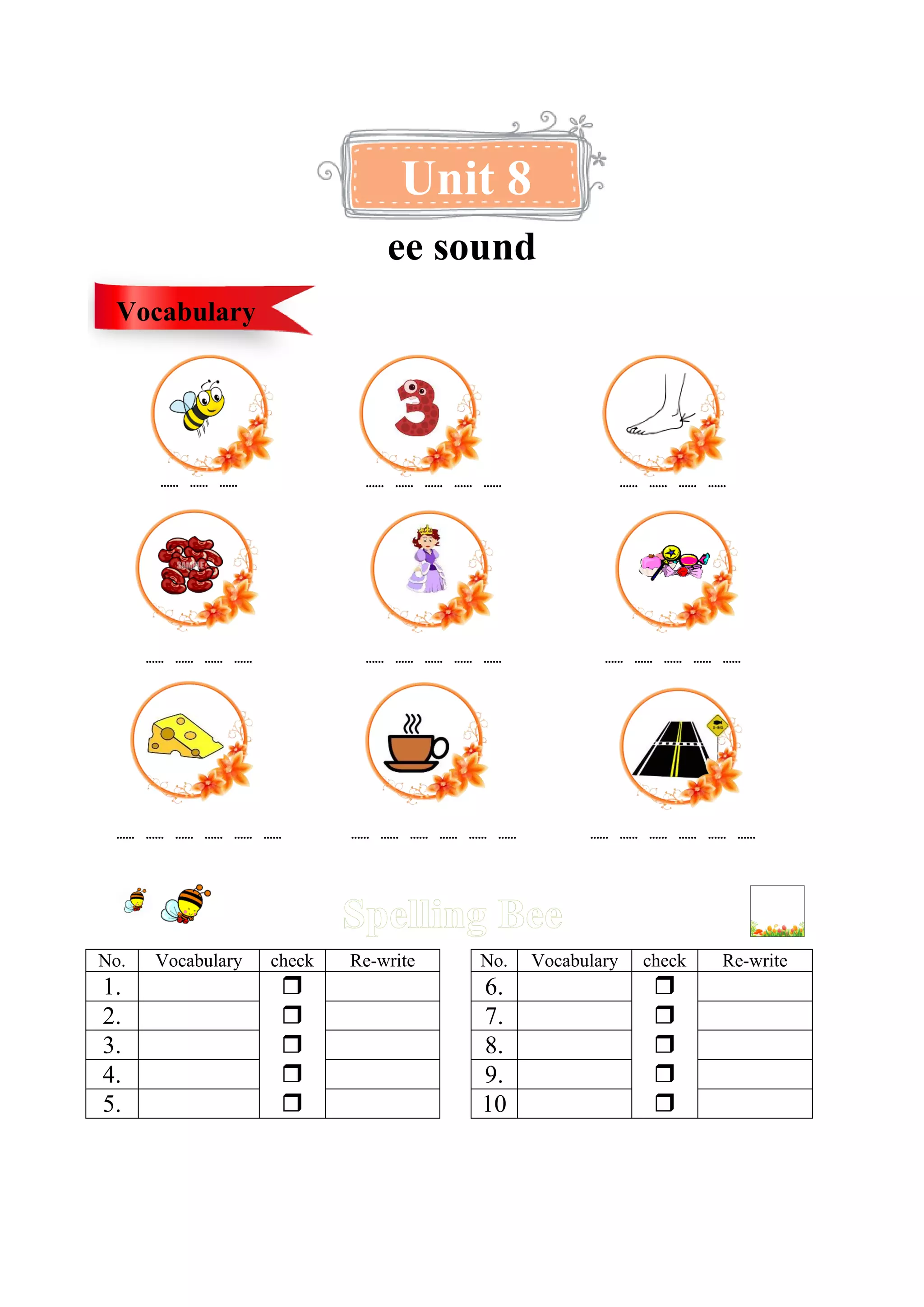 แผนการจัดการเรียนรู้ที่ 8 phonics ee sound | PDF