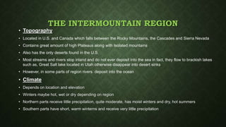 8 physical regions of north america social studies | PPTX