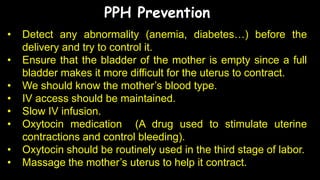 Postpartum Hemorrhage (PPH) and Ectopic Pregnancy | PPTX