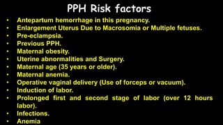 Postpartum Hemorrhage (PPH) and Ectopic Pregnancy | PPTX