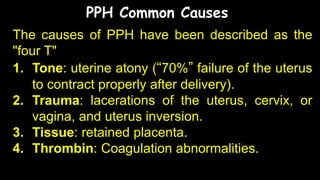 Postpartum Hemorrhage (PPH) and Ectopic Pregnancy | PPTX