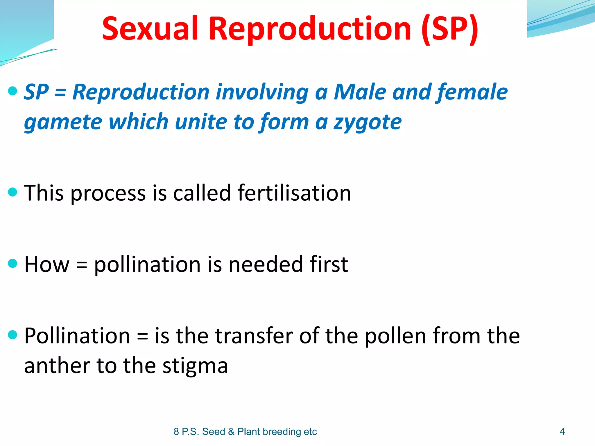 8 Plant Science - Seed germination, Breeding and Microorganisms.ppt ...