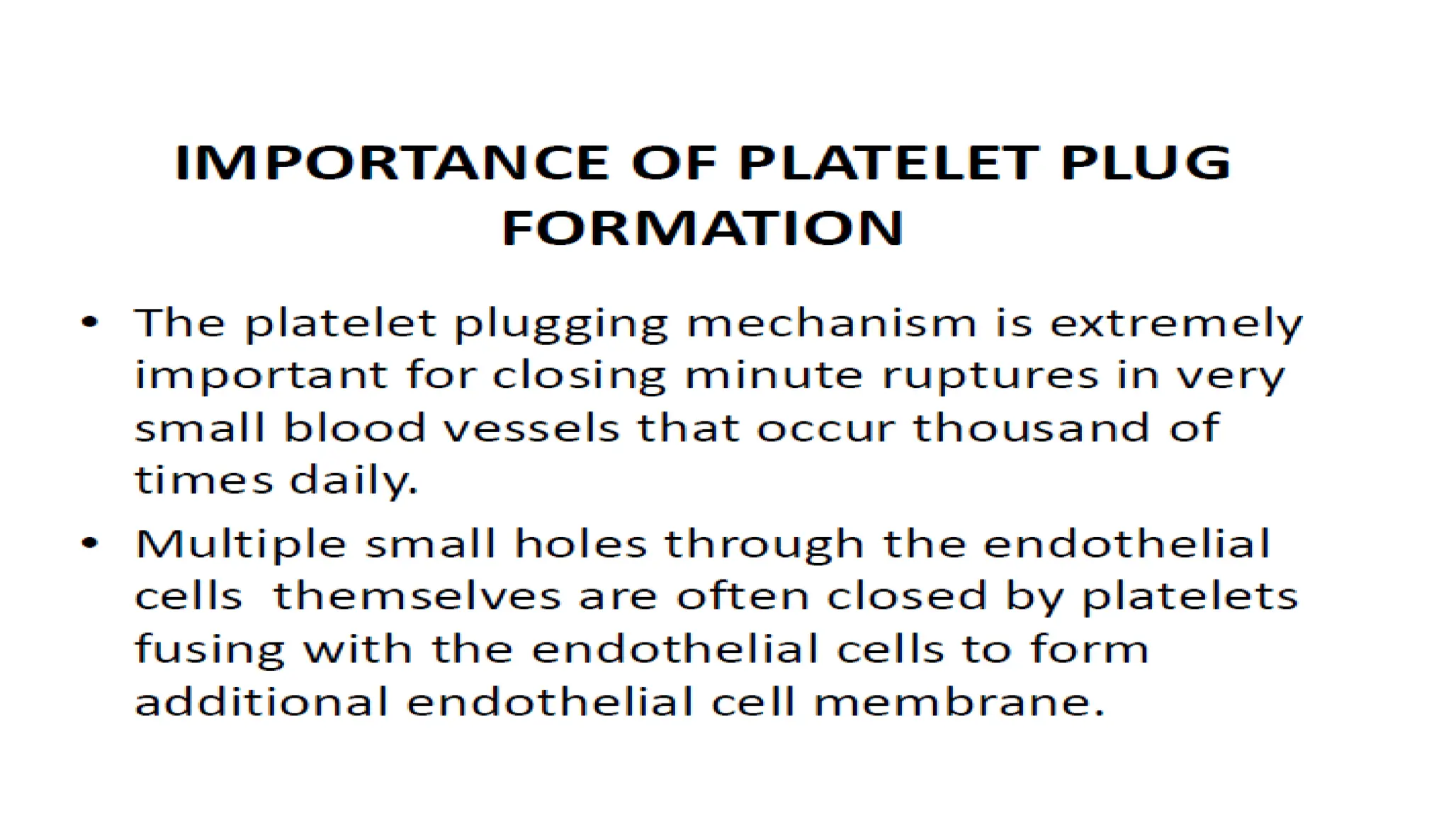 DPT - Physiology - II (Blood Physiology) Platelets, clotting mechanisms ...