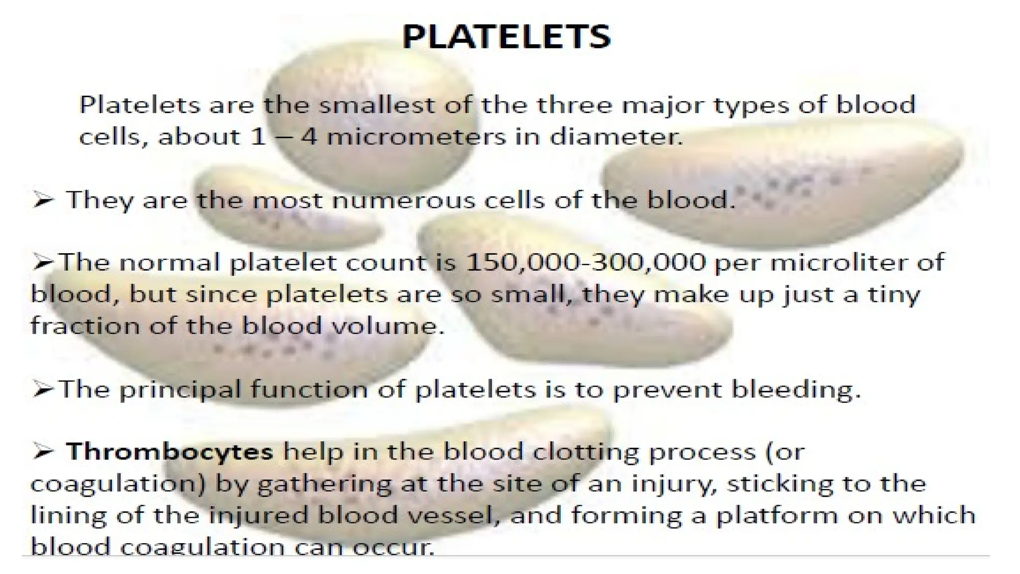 DPT - Physiology - II (Blood Physiology) Platelets, clotting mechanisms of blood and its ...