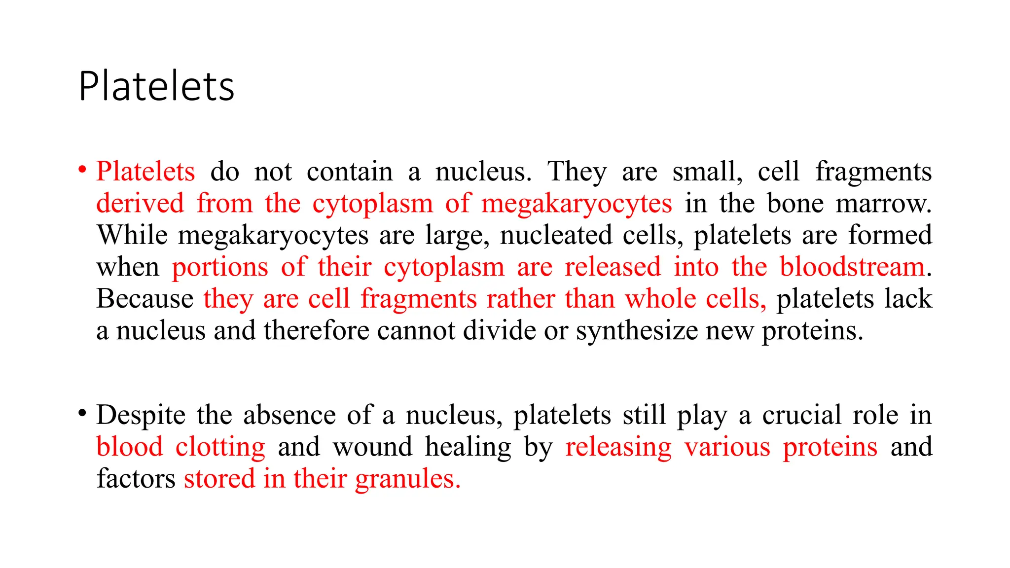 DPT - Physiology - II (Blood Physiology) Platelets, clotting mechanisms ...