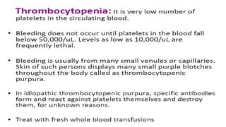 DPT - Physiology - II (Blood Physiology) Platelets, clotting mechanisms of blood and its ...