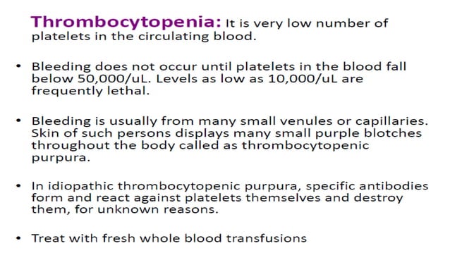 DPT - Physiology - II (Blood Physiology) Platelets, clotting mechanisms ...