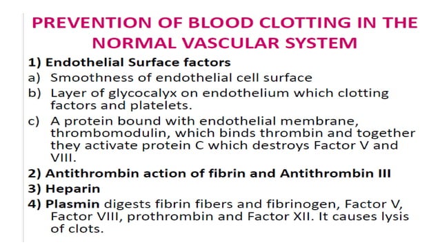 DPT - Physiology - II (Blood Physiology) Platelets, clotting mechanisms ...