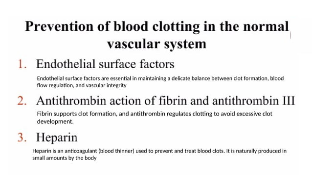 DPT - Physiology - II (Blood Physiology) Platelets, clotting mechanisms ...