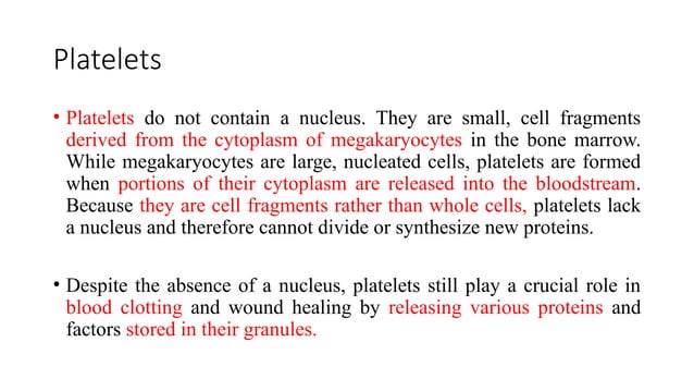 DPT - Physiology - II (Blood Physiology) Platelets, clotting mechanisms ...