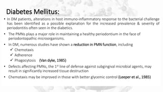 PMN DISORDERS & PERIODONTAL DISEASES | PPTX
