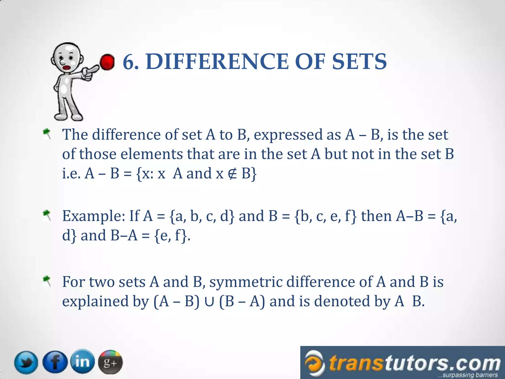 8 points you must to know about set theory | PPTX