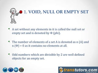 8 points you must to know about set theory | PPTX
