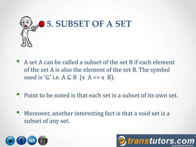 8 points you must to know about set theory | PPTX
