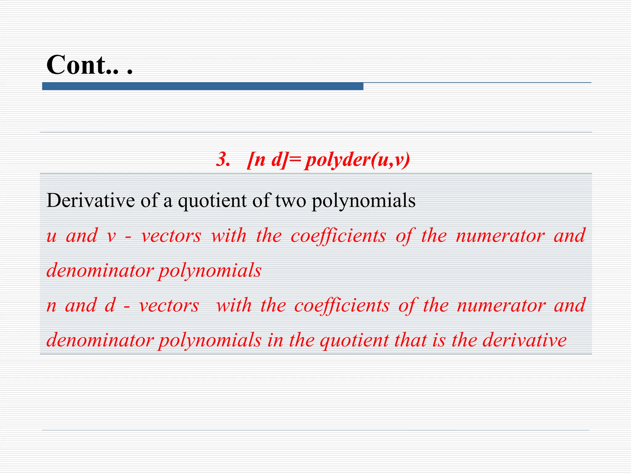 8_Polynomials, Curve Fitting & Interpolation.pptx