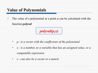 8_Polynomials, Curve Fitting & Interpolation.pptx