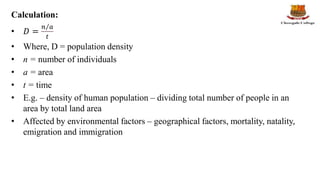 Population ecology | PPTX