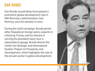 8 possible picks for Trump's USAID administrator | PPT