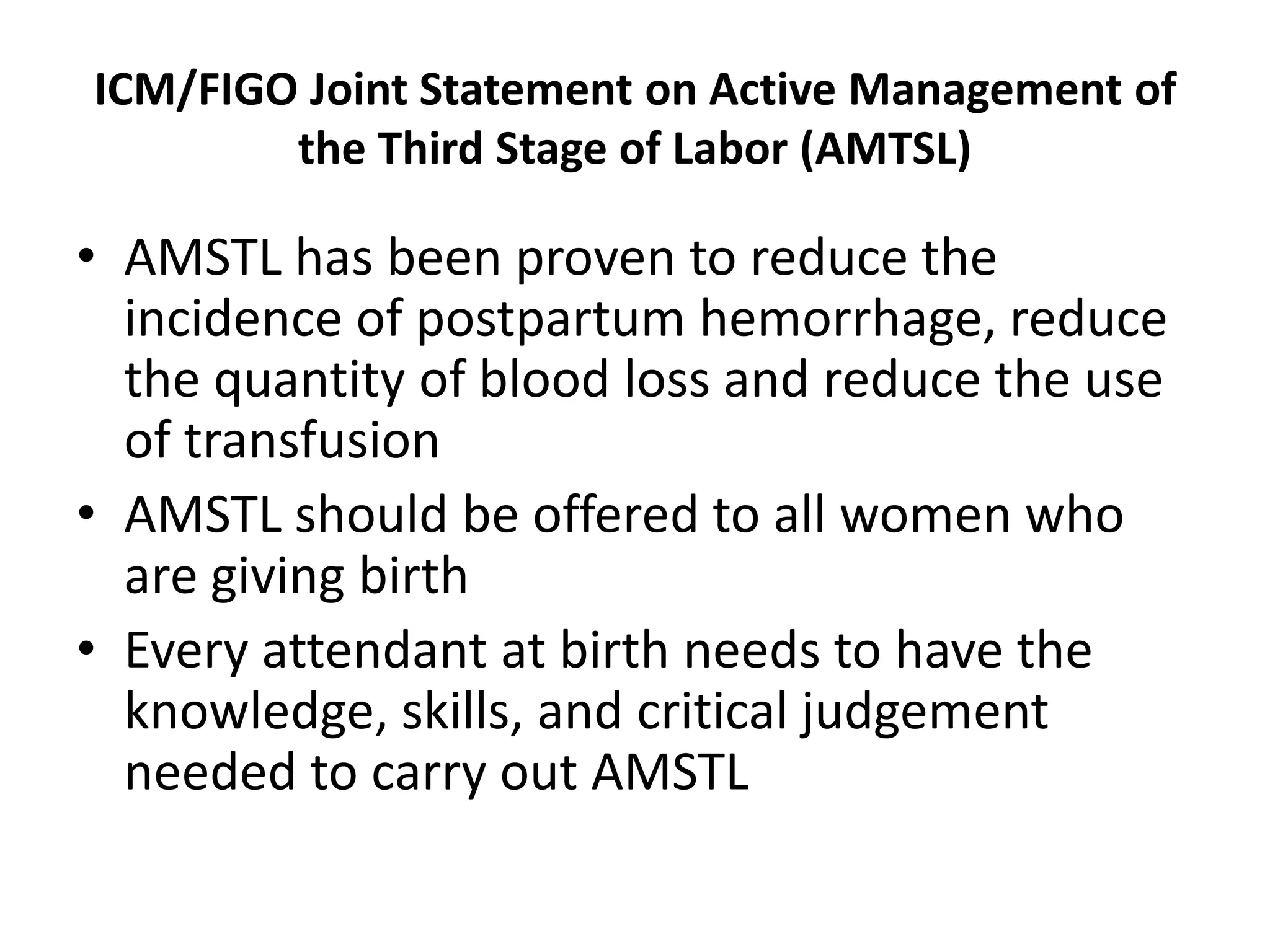 postpartum hemorrhage | PPTX