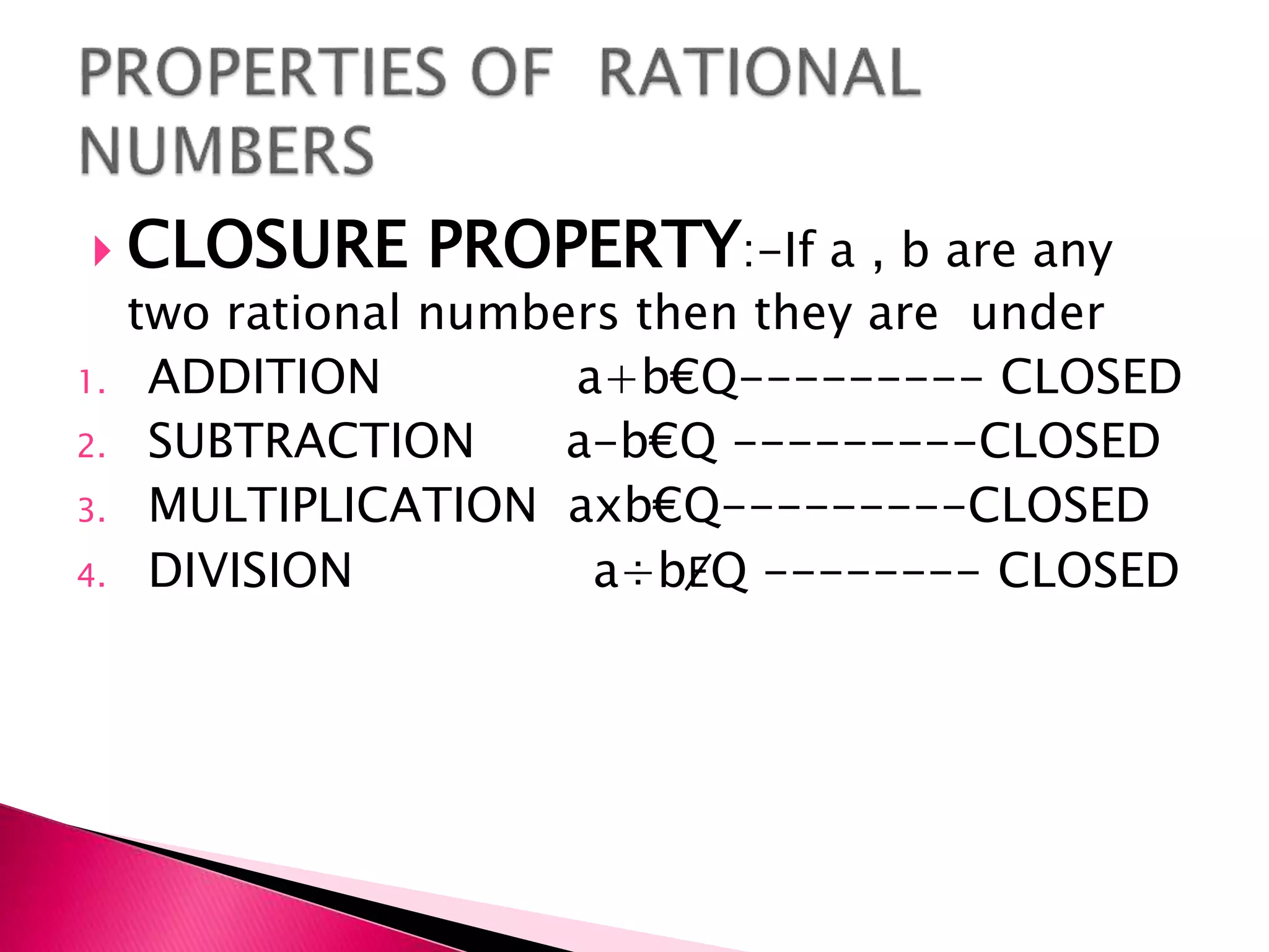 Rational number ppt | PPTX