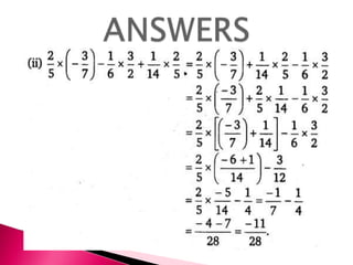 Rational number ppt | PPTX