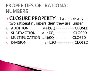 Rational number ppt | PPT