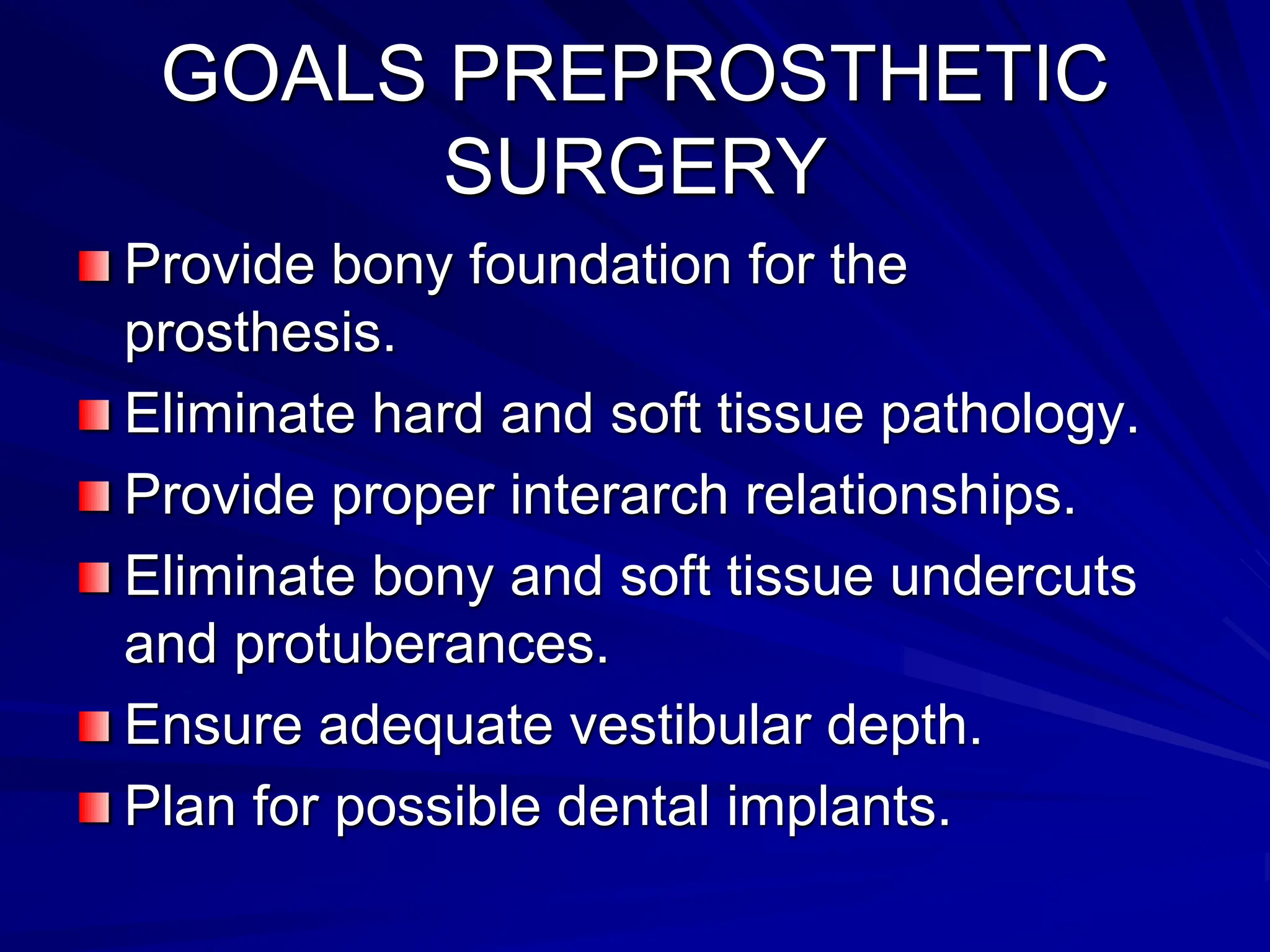 Preprosthetic surgery in prostho new.....ppt