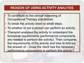 Activity Analysis | PPTX