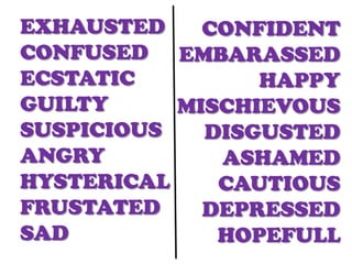 Present Continuous and Adjectives | PPTX