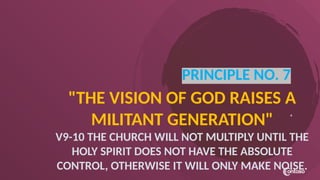 8 PRINCIPLES OF THE VISION.PRINCIPLES OF A VISION OF GOD pptx | PPTX