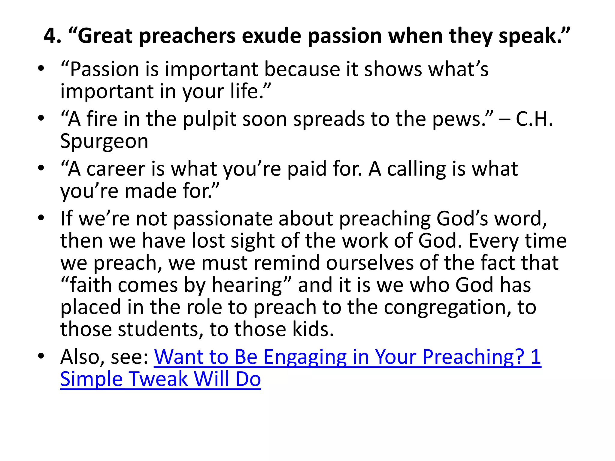 8 Principles to Great Preaching.pptx | Christianity | Religion ...