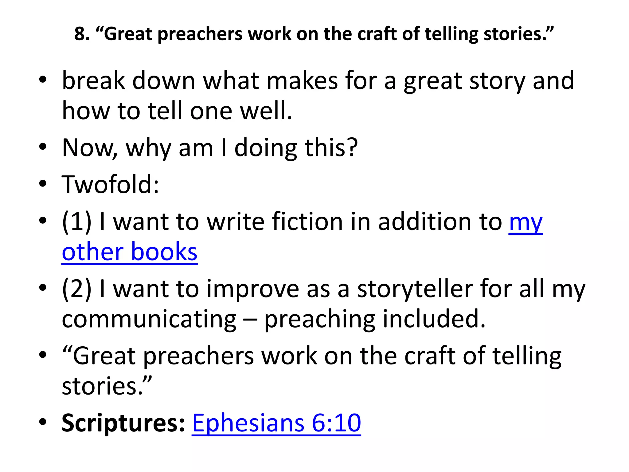 8 Principles to Great Preaching.pptx | Christianity | Religion ...